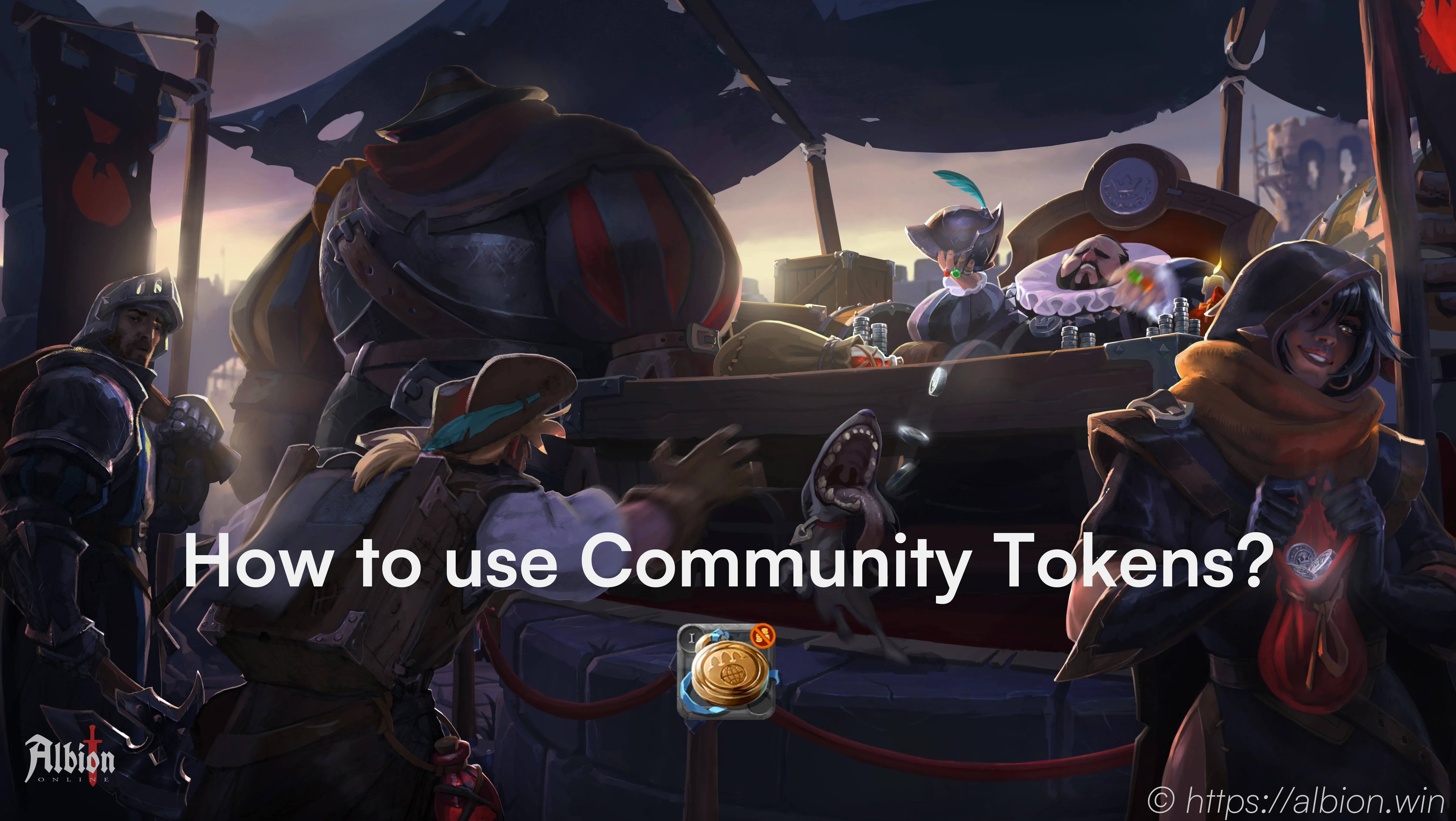 How to use Community Tokens in Albion Online?